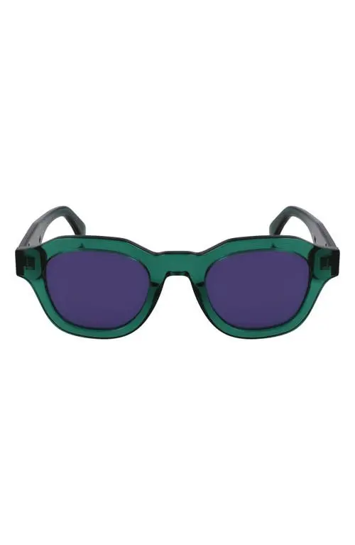 Paul Smith Lyford Rectangular Sunglasses - Transparent Green