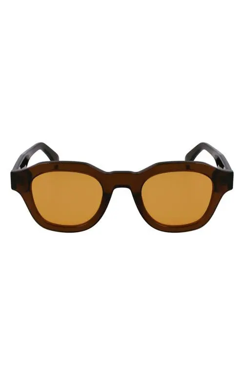 Paul Smith Lyford Rectangular Sunglasses - Transparent Khaki