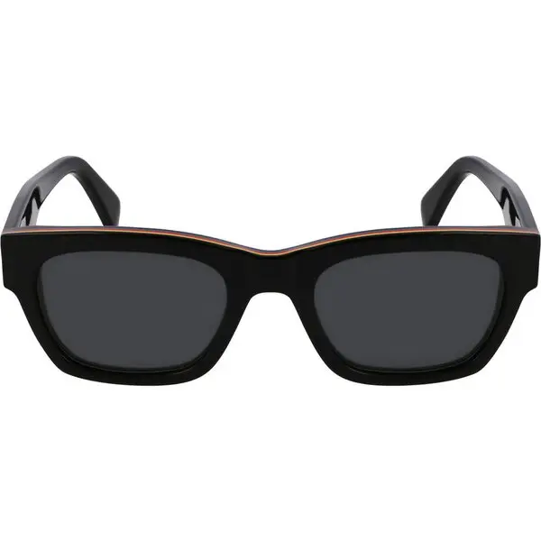 Paul Smith Loxham Rectangular Sunglasses - Black Multi Stripes