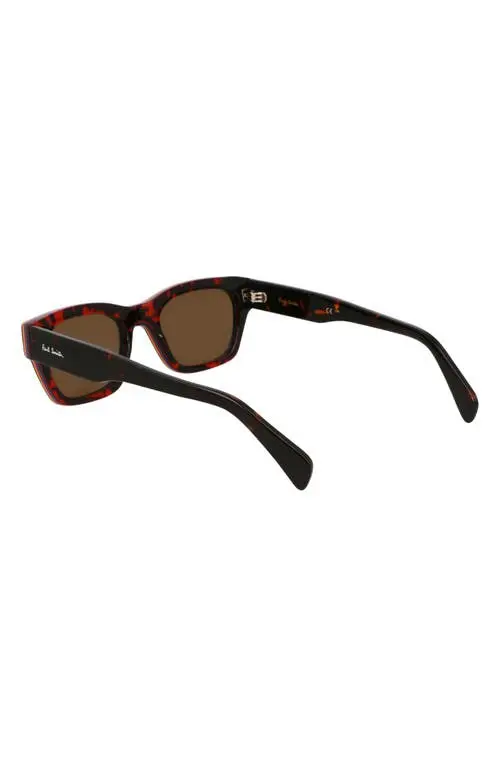 Paul Smith Loxham Rectangular Sunglasses - Havana Multi Stripes