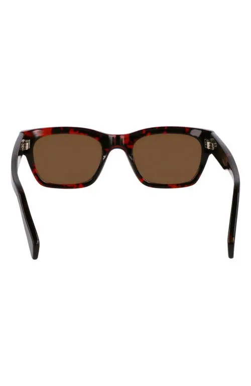 Paul Smith Loxham Rectangular Sunglasses - Havana Multi Stripes