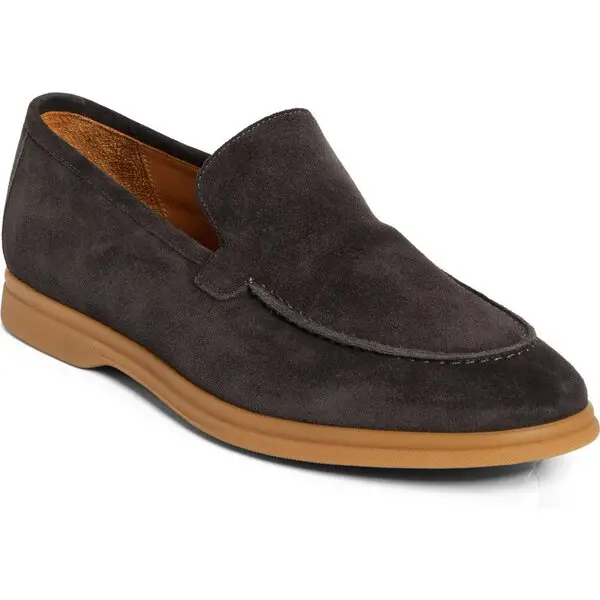 Eleventy Suede Loafer - Black