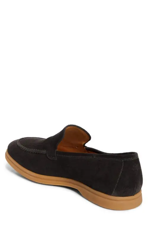 Eleventy Suede Loafer - Black