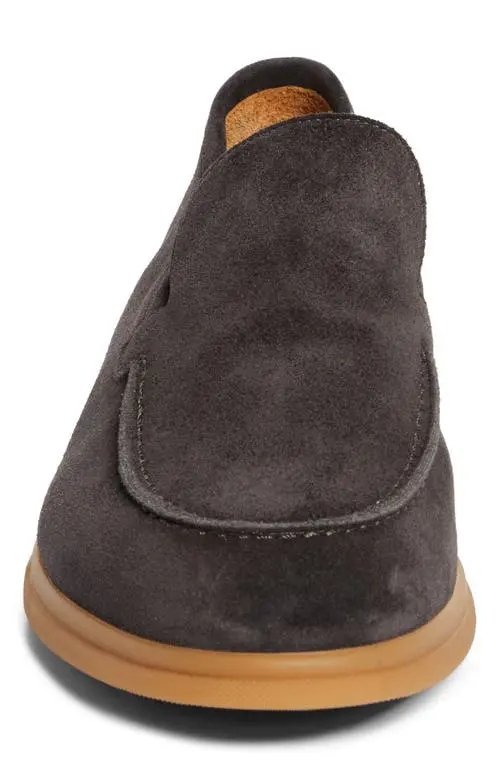 Eleventy Suede Loafer - Black