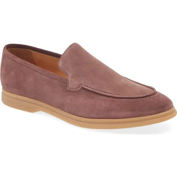 Eleventy Suede Loafer - Grape