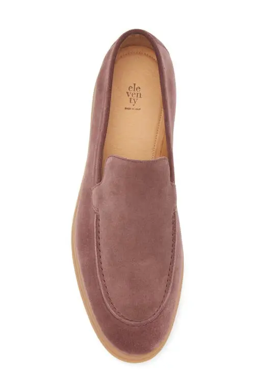 Eleventy Suede Loafer - Grape