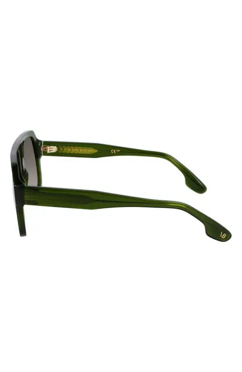 Victoria Beckham 53mm Gradient Rectangular Sunglasses  display picture 1