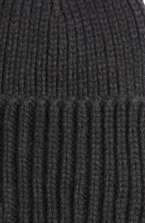 DRESSED IN LALA Grunge Chic Beanie - Black