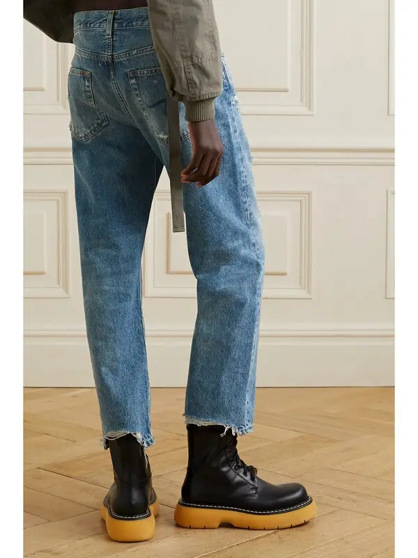 R13 Distressed Boyfriend Jeans