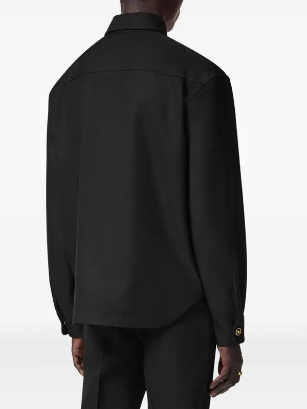 Versace Cavalry Wool Overshirt - White