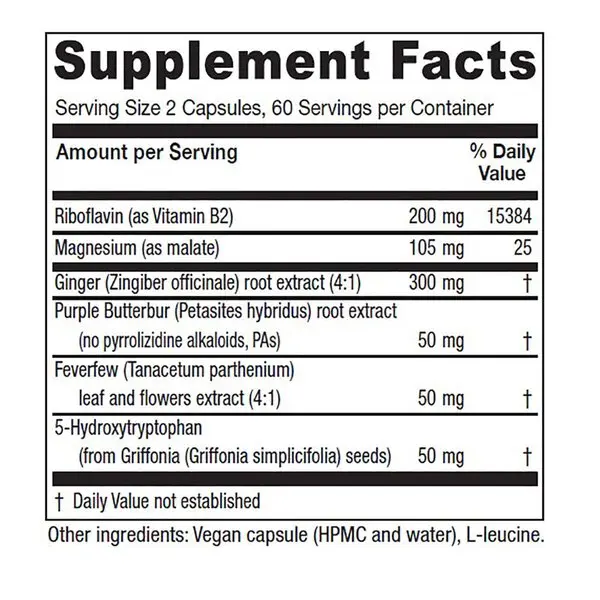 VITANICA Butterbur Extra 120 Capsules