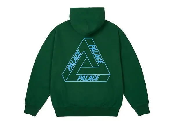 PALACE Glow Triferg Hood - Racey Green