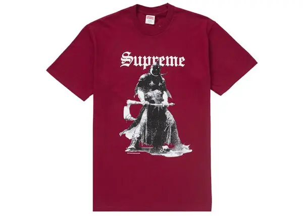 Supreme Destruction Tee Shirt - Burgundy