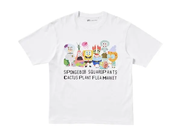 Uniqlo X Cpfm Spongebob Squarepants Ut Graphic Ii T-shirt - White