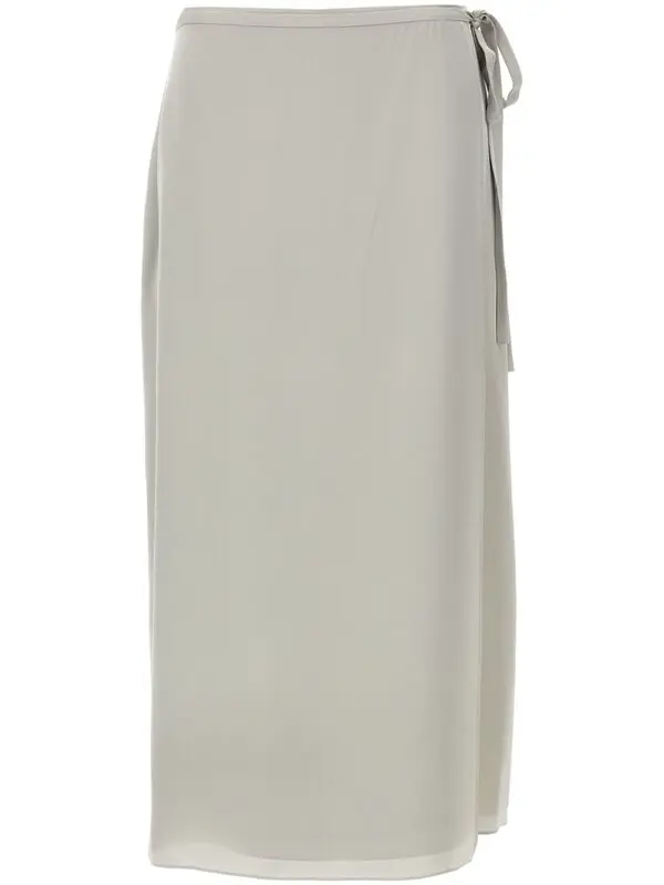 Theory Cl Wrap Skirt - Grey