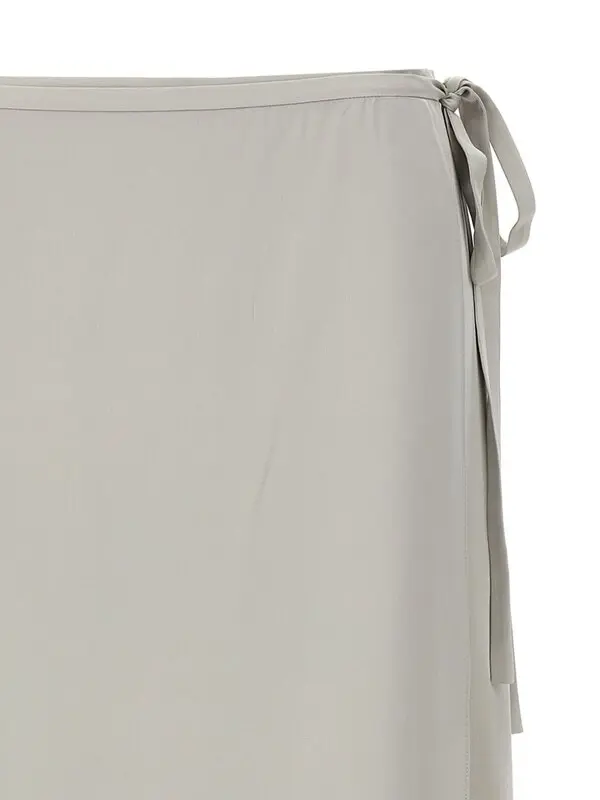 Theory Cl Wrap Skirt - Grey