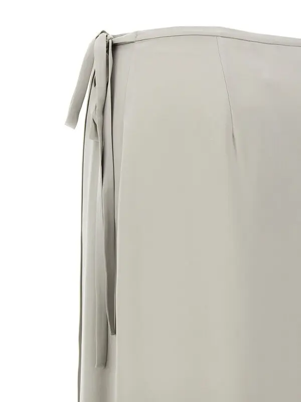 Theory Cl Wrap Skirt - Grey