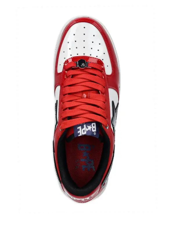 A BATHING APE Sta Sneakers - Red