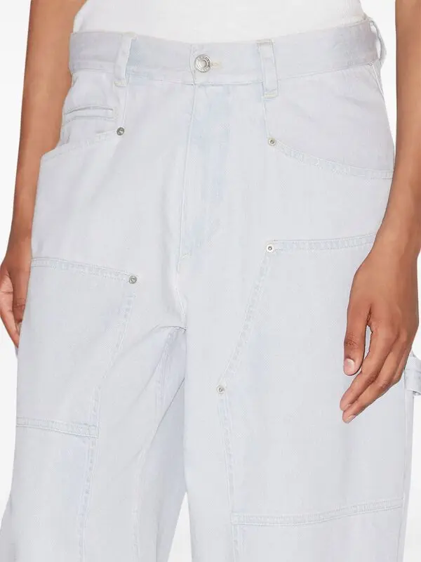 MARANT ETOILE Ophra Wide-leg Jeans - Blue