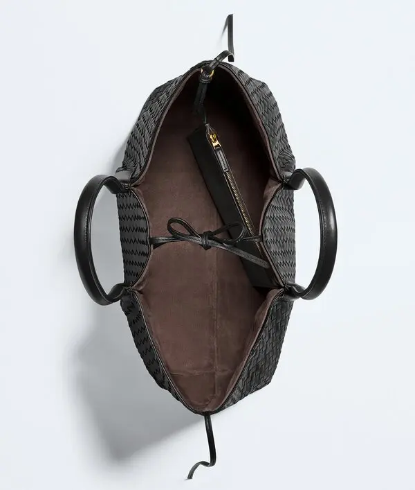 Bottega Veneta Pinacoteca Tote Bag - Black/fondant