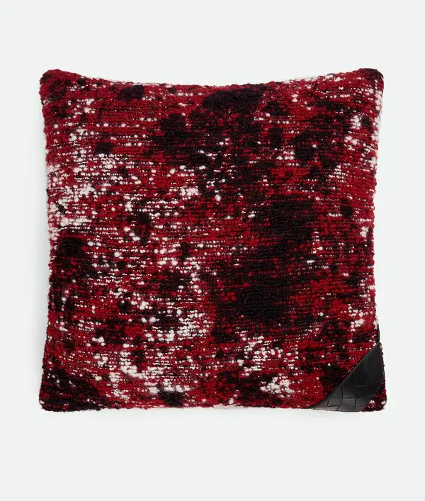 Bottega Veneta Volcanic Bouclè Cushion - Red/black/white