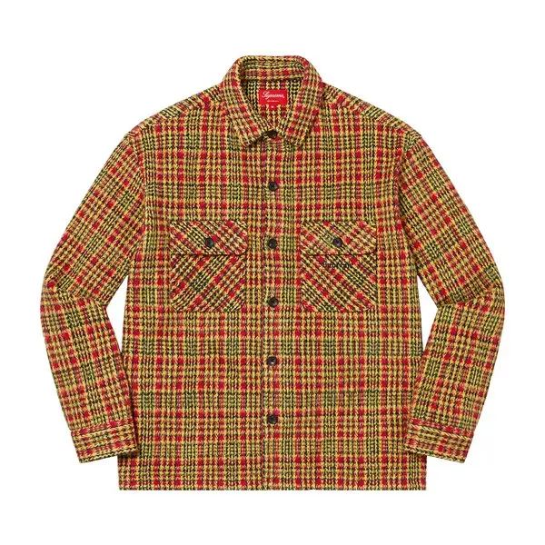 Supreme Heavy Flannel Shirt - Gold | Editorialist