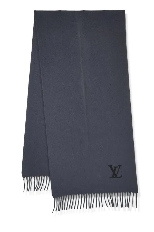 LOUIS VUITTON Cashmere Scarf - Grey