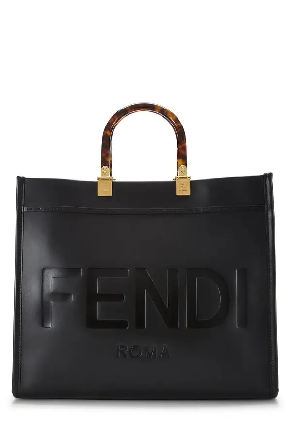 Fendi Calfskin Leather Sunshine Shopper
