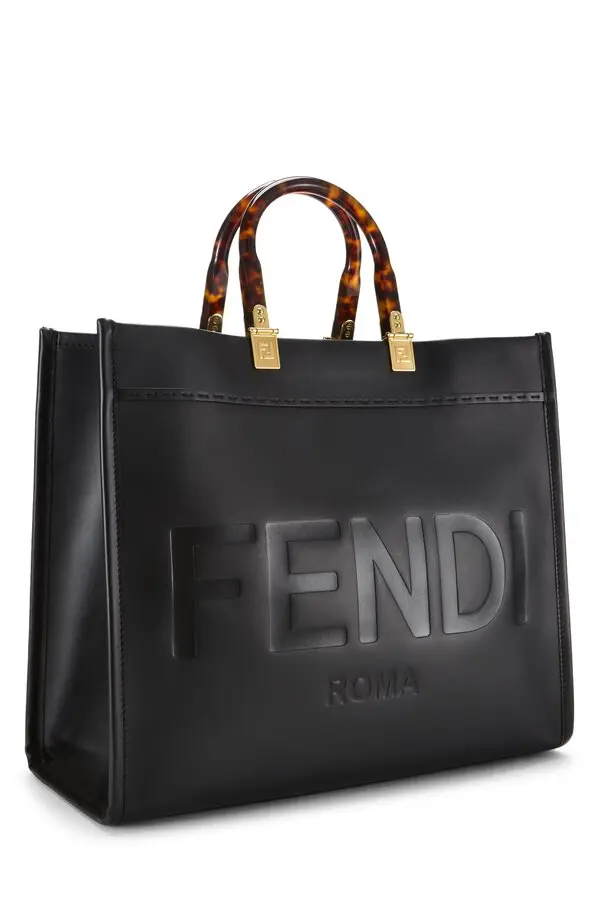 Fendi Calfskin Leather Sunshine Shopper