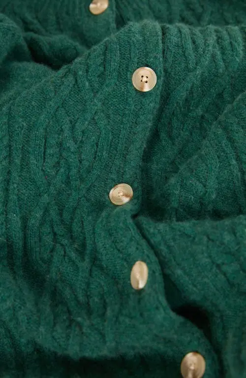 green cashmere sweater dress Reformation + Robin Cashmere Sweater Dress