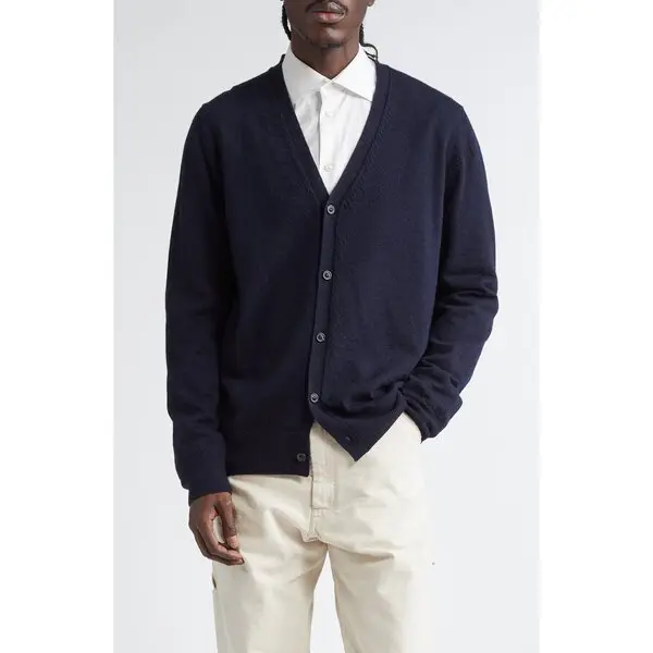 MAISON MARGIELA Elbow Patch Wool Cardigan