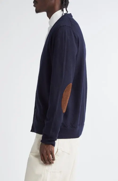MAISON MARGIELA Elbow Patch Wool Cardigan