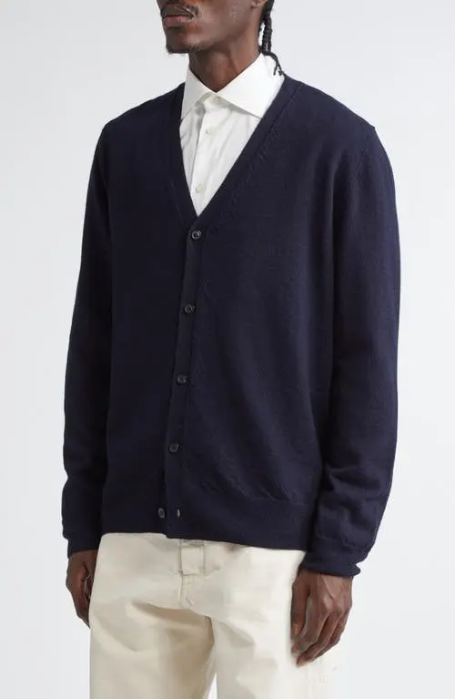 MAISON MARGIELA Elbow Patch Wool Cardigan
