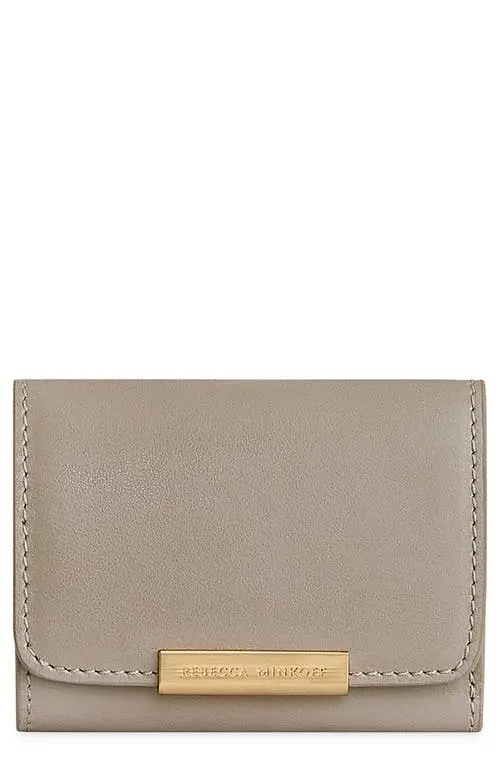 Rebecca Minkoff Insider Compact Leather Wallet - Oyster