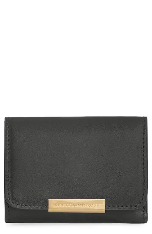 Rebecca Minkoff Insider Compact Leather Wallet - Shadow
