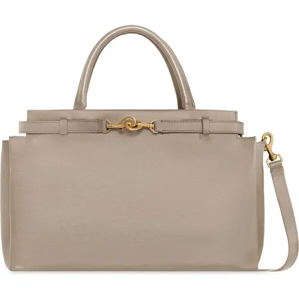 Rebecca Minkoff Insider Leather Shoulder Bag - Oyster