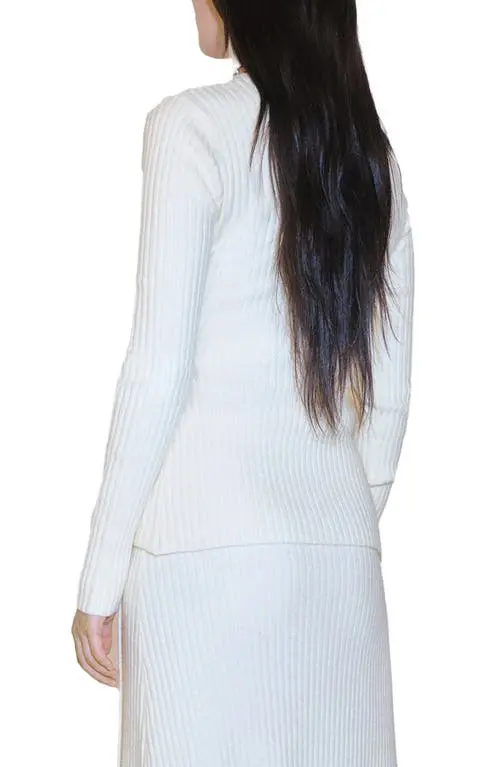Mango Ribbed Wrap Cardigan With Buckle