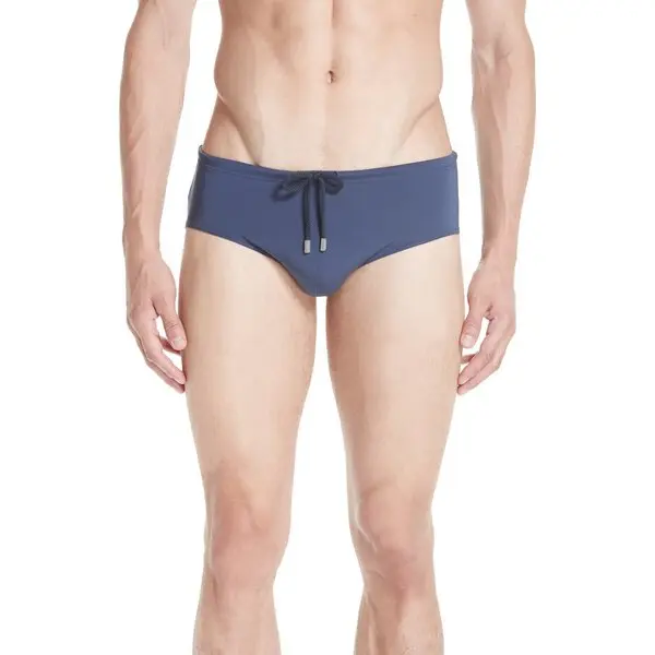 Vilebrequin Solid Fitted Swim Brief - Blue