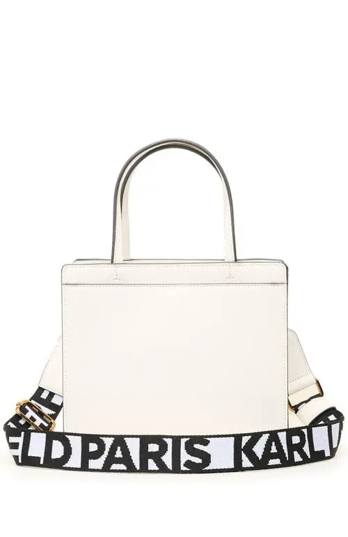 Karl Lagerfeld Paris Maybelle Satchel With Pins - Multi/white