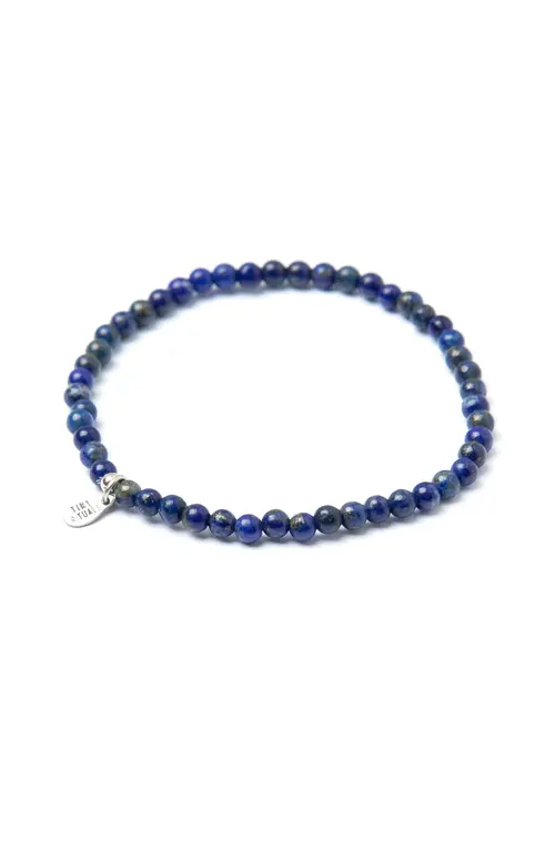 TINY RITUALS Lapis Lazuli Energy Bracelet - Dark Blue