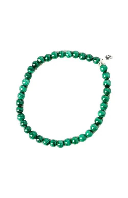 TINY RITUALS Malachite Energy Bracelet - Dark Green