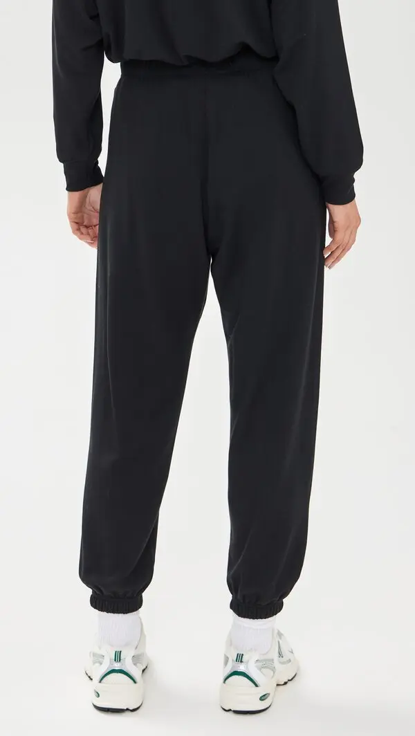 Splits59 Andie Oversized Fleece Sweatpants - Black