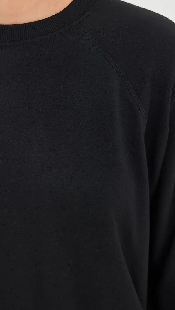 Splits59 Andie Oversized Fleece Sweatshirt - Black