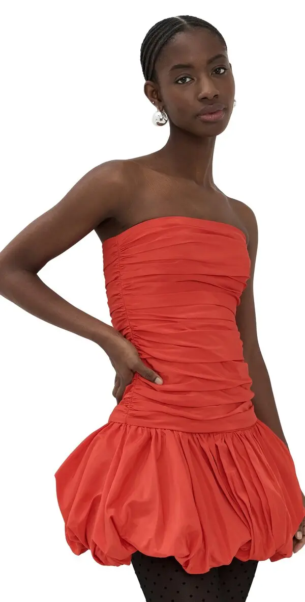 Amur Kennedi Mini Dress In Pomegranate - 80% Off | Editorialist