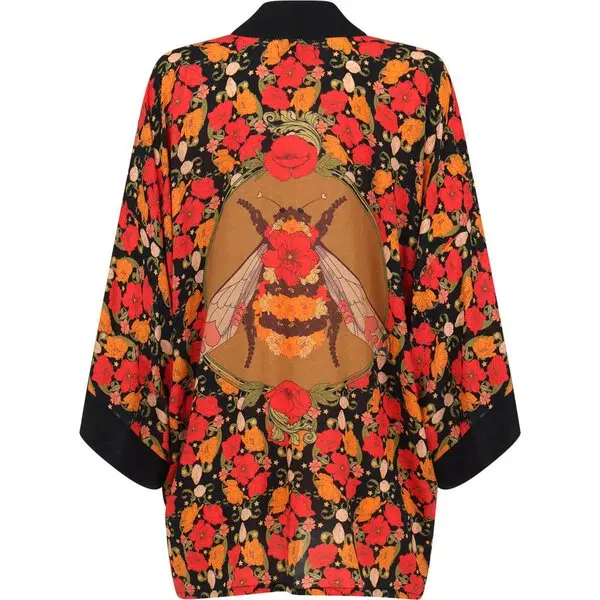 Henelle Duster Jacket - Night Bloom