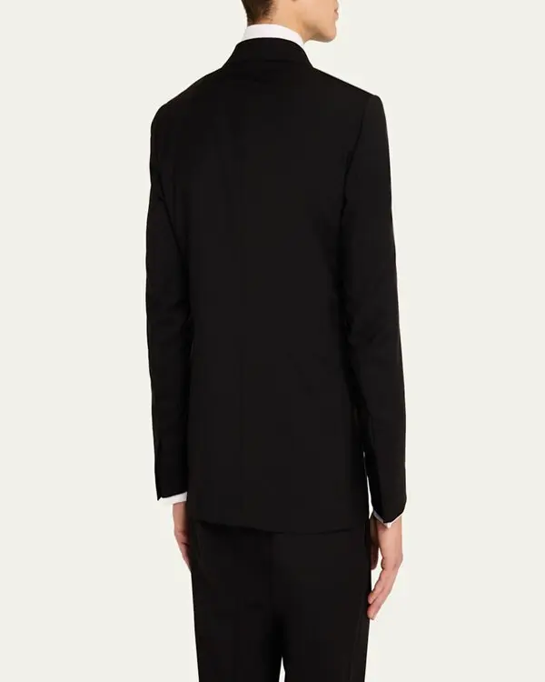 Zegna Wool-mohair Solid Tuxedo