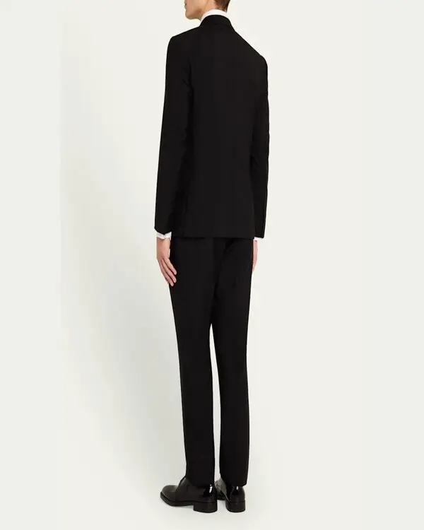 Zegna Wool-mohair Solid Tuxedo