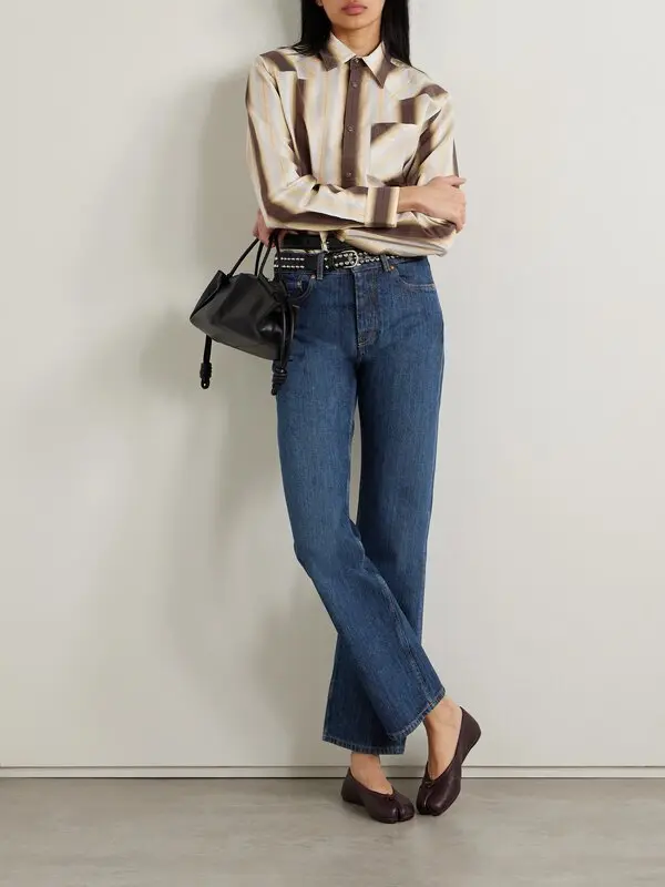 Our Legacy Linear High-rise Straight-leg Jeans