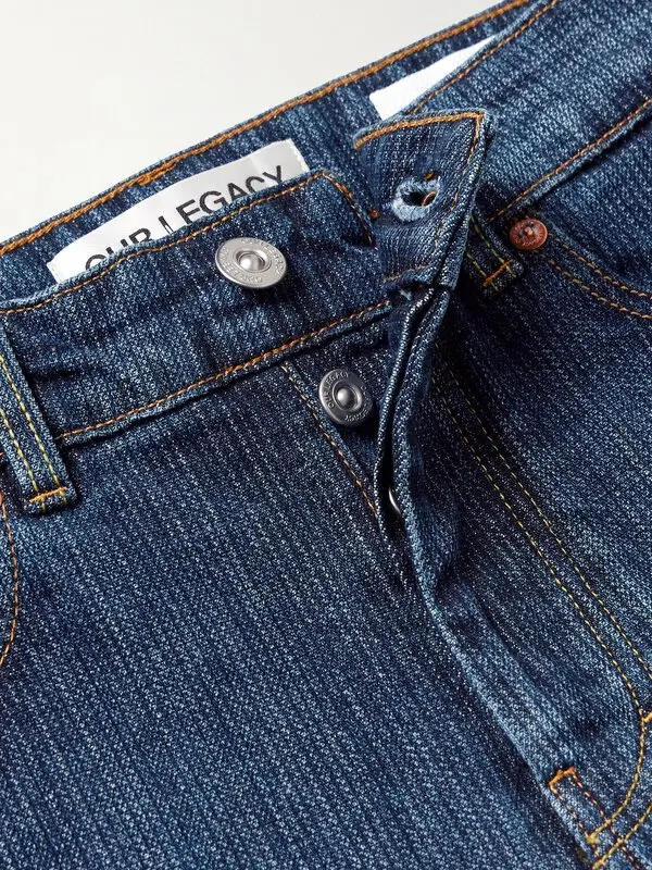 Our Legacy Linear High-rise Straight-leg Jeans