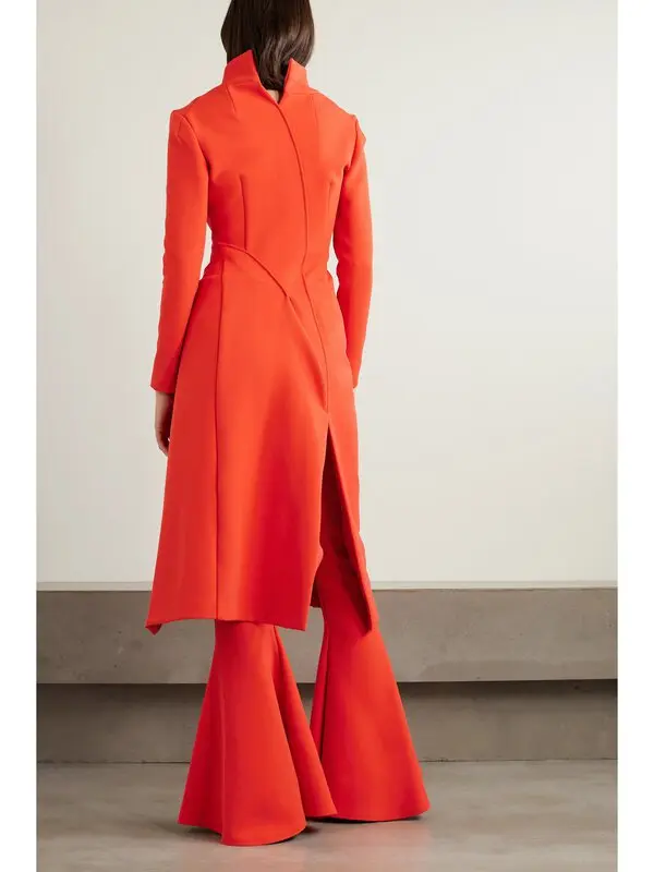 A.W.A.K.E. Mode Asymmetrical Stretch-twill Coat